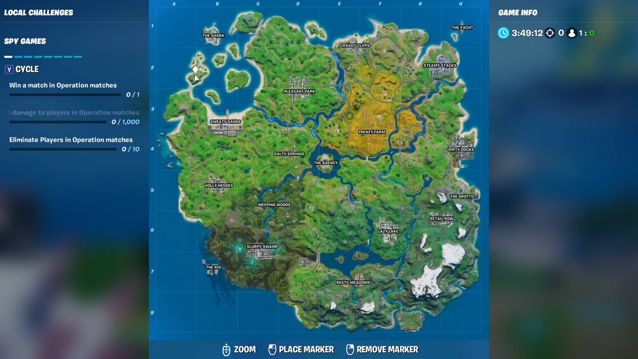 'Fortnite' Visit Coral Cove, Stack Shack & Crash Site Without Swimming ...