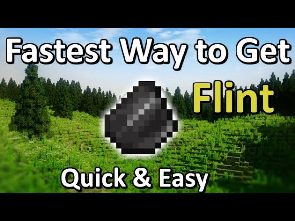 How to mine flint easily in Minecraft - Sportskeeda - moKoKil