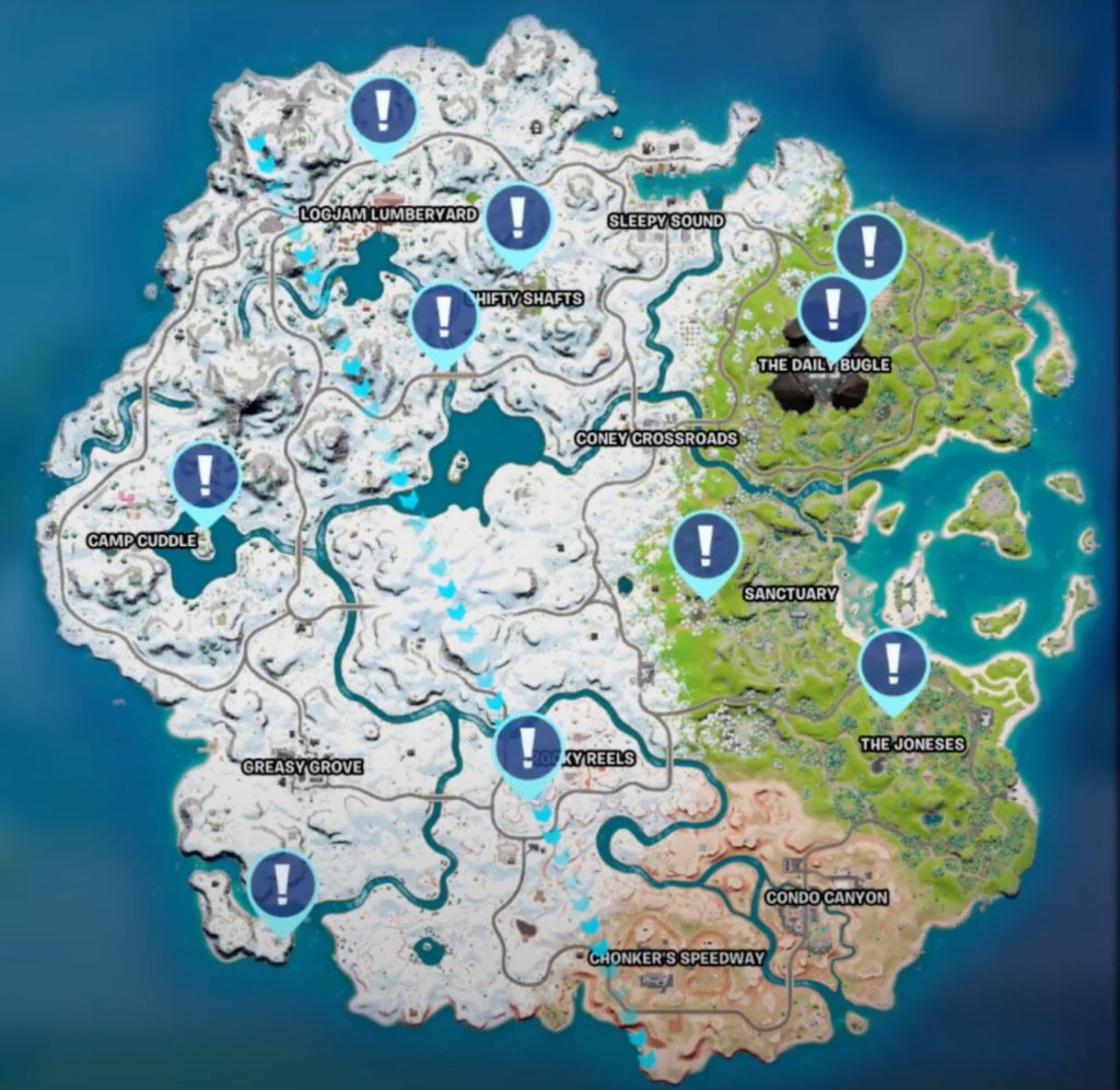 All Cog Tag locations in Fortnite Chapter 3, season one - Dot Esports ...