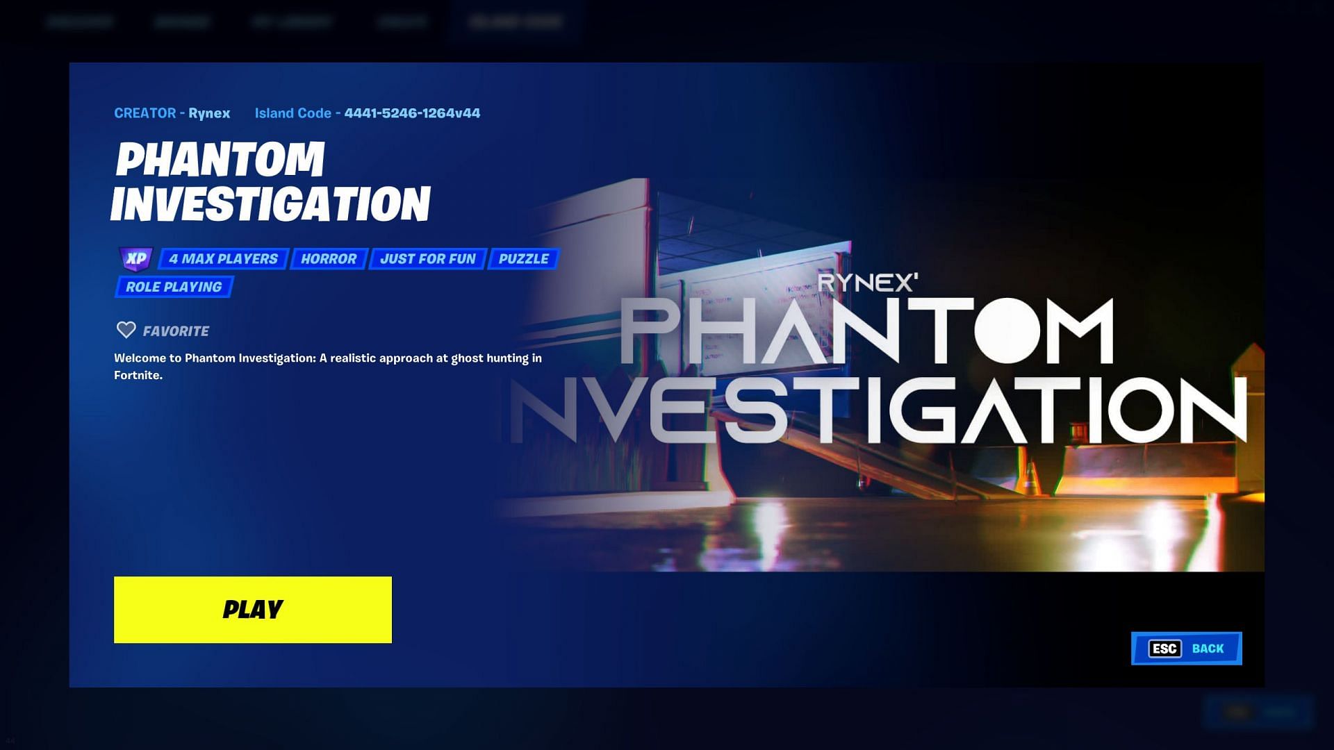 Phantom Investigation Fortnite Map: Code, how to play, and more ...